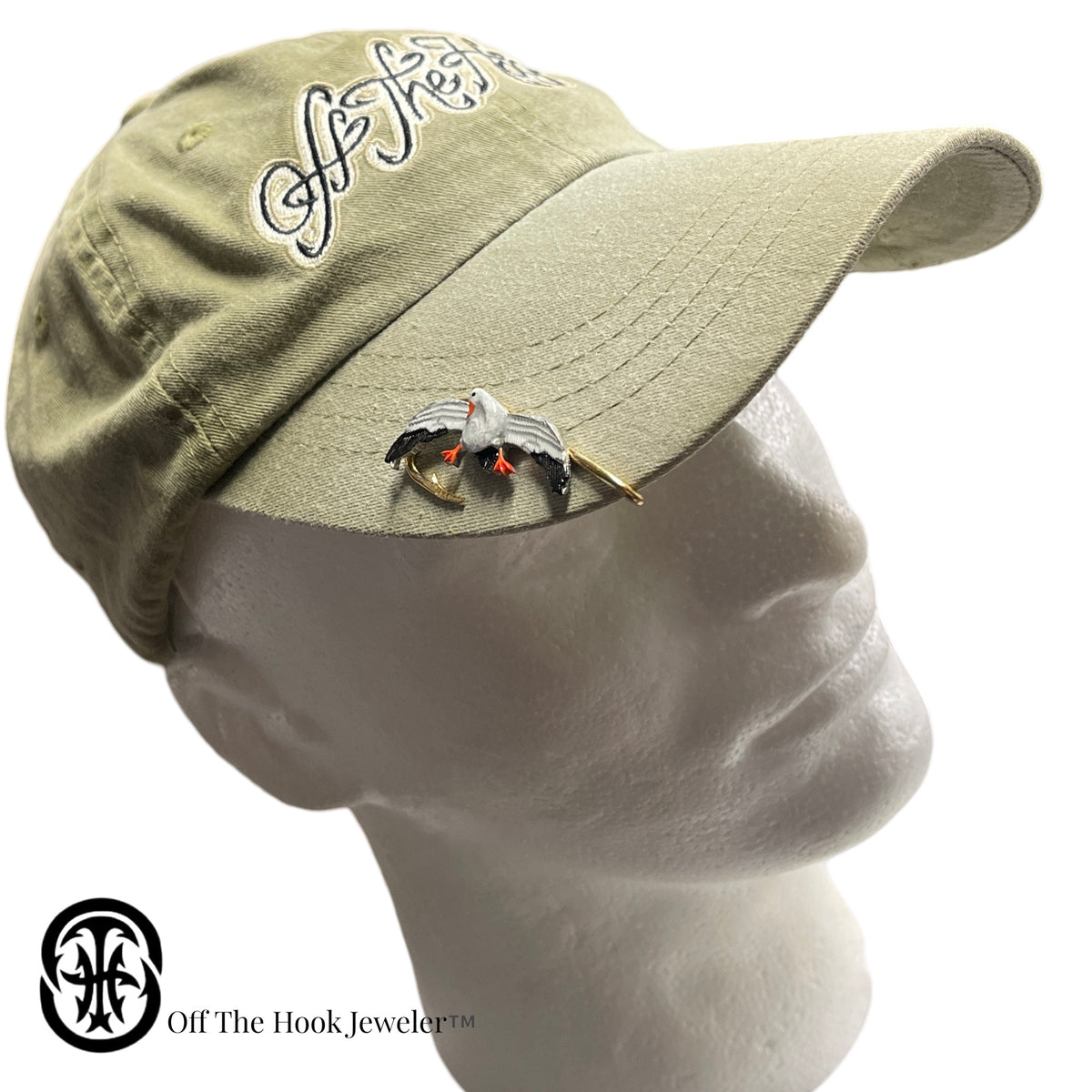 SNOW GOOSE HOOKIT© Hunting Hat Pin, Hunting Hat Clip, Hunting Brim Cli ...