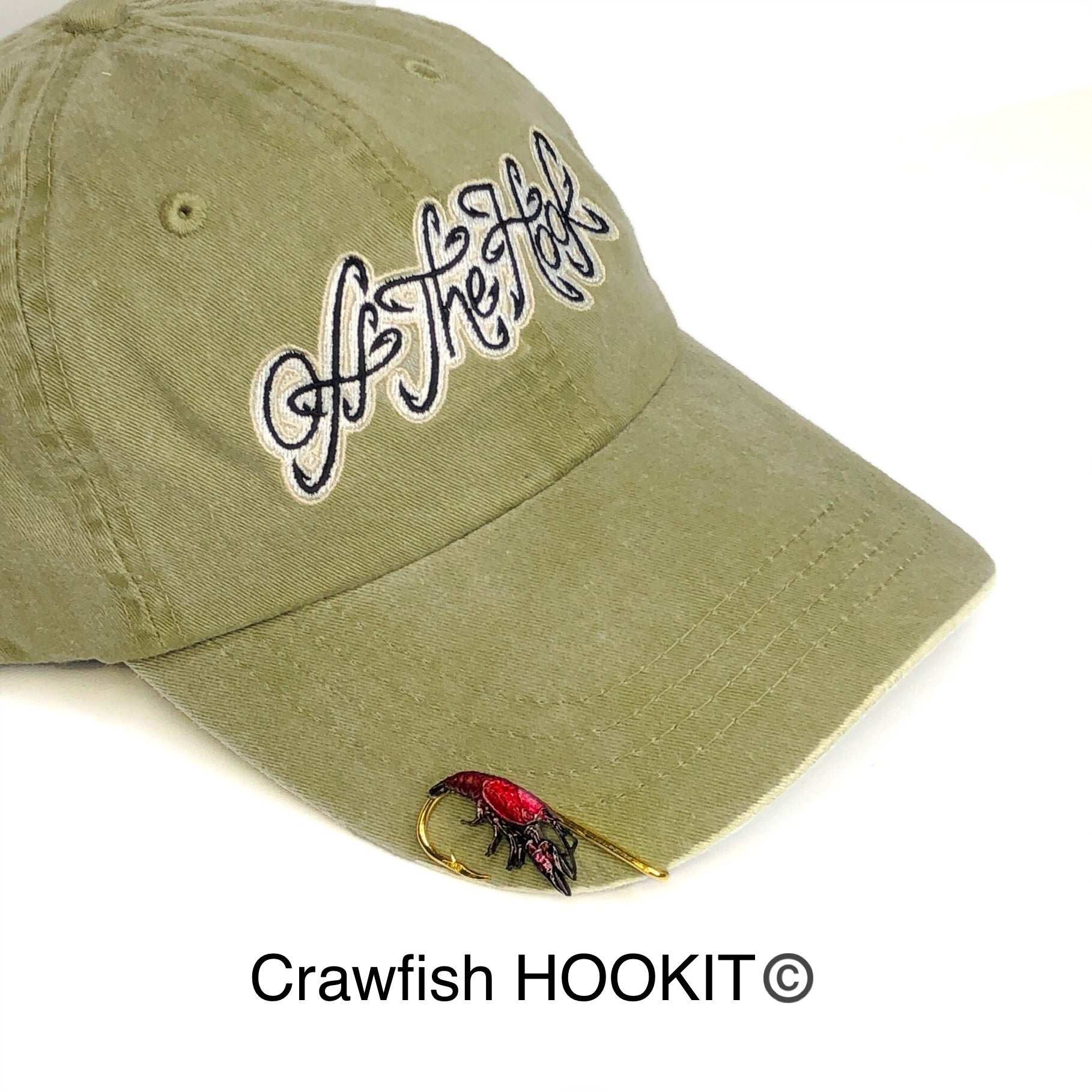 CRAWFISH HOOKIT© Hat Hook - CRAYFISH - CRAWDAD - Fishing Hat Clip – Off ...